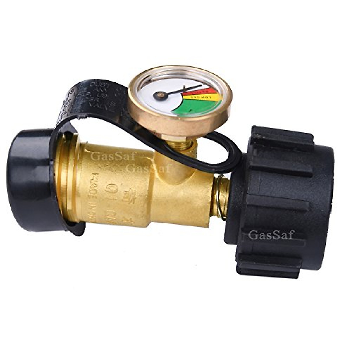 GasSaf Propane Tank Gas Gauge Leak Detector - Universal for QCC1 Type1 Propane Tank Gas Pressure Meter(2-PCS)