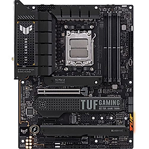 ASUS TUF Gaming X670E-PLUS WiFi 6E Socket AM5 (LGA 1718) Ryzen 7000 ATX Gaming Motherboard(16 Power Stages, PCIe® 5.0, DDR5 Memory, Four M.2 Slots,2.5 Gb LAN,USB 4, Aura RGB Lighting)