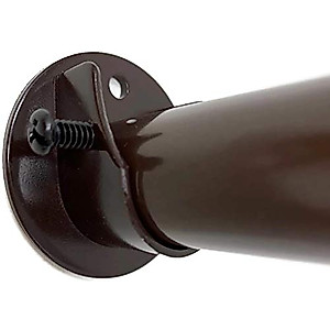 Urbanest Set of 2 Inside Mount Brackets for 1 1/8-inch to 1 1/4-inch Curtain Rods, Bronze