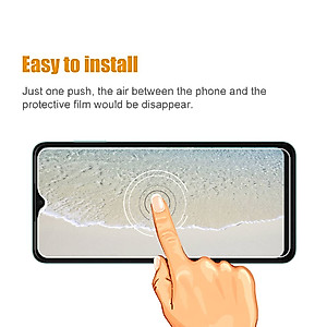 [4 Pack] YUSYAIE Tempered Glass Screen Protector Compatible with [2 Pack] Samsung Galaxy A13 5G/4G Screen Protector& [2 Pack] 3D Camera Lens Protector with 9H HD Clear Transparent Protective Film