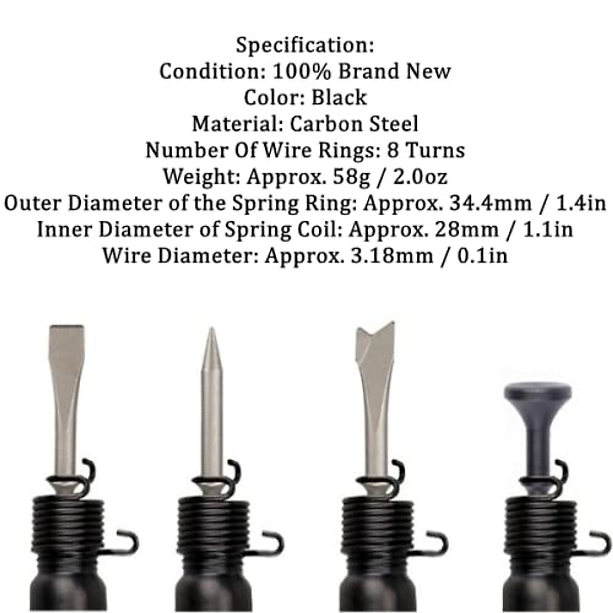 Replaceable Air Hammer Spring, Quick Spring Retainer for Pneumatic Hammer