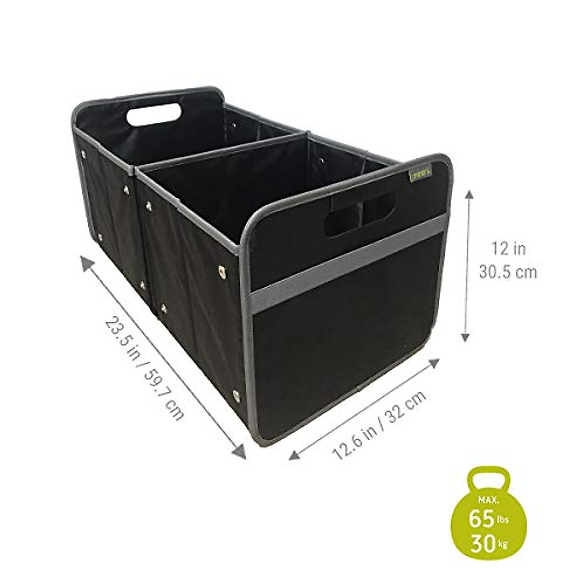 meori Heavy Duty XL Foldable Trunk Organizer & Storage Bin Ripstop Marine Blue X-Large