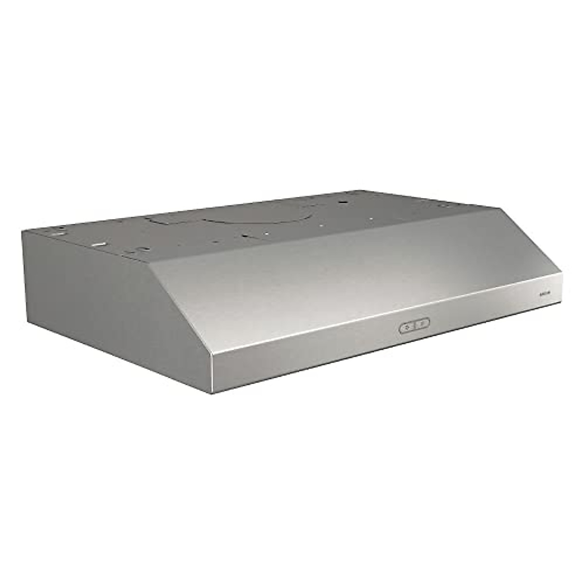 Broan-NuTone NuTone BCDF136SS Glacier Range Hood with Light Exhaust Fan for Under Cabinet, Stainless Steel, 36-Inch