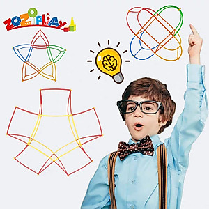 ZOZOPLAY Straw Constructor STEM Building Toys 800 Piece Straws and Connectors Building Sets Colorful Motor Skills Interlocking Plastic Engineering Toys Best Educational Toys Boy & Girl