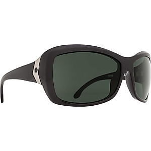 Spy Optic Farrah Sunglasses,Black/Happy Gray/Green Polar,62 mm