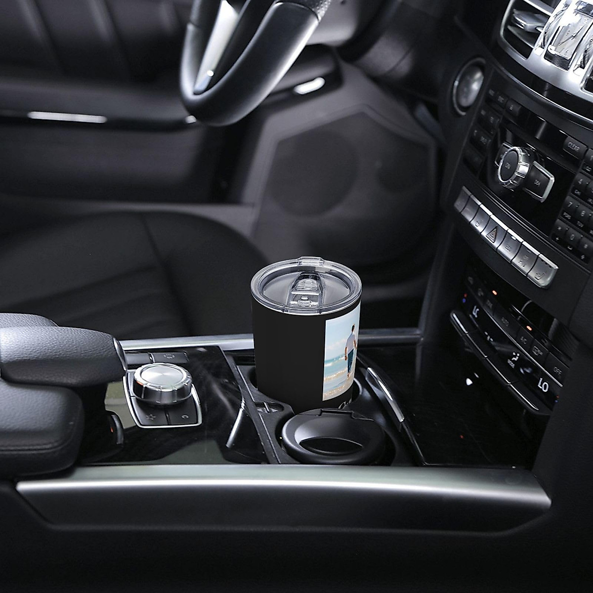 Personalized Tumbler with Text Logo Photo Custom Coffee Mug Vacuum Insulated Personalized Cups with Lid and Straw for Men Women Coffee Home 20oz Personalized Birthday Gift