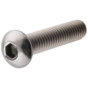 Hillman 44480 M6-1.00 x 16 Metric Stainless Steel Button Socket Cap Screw, 8-Pack