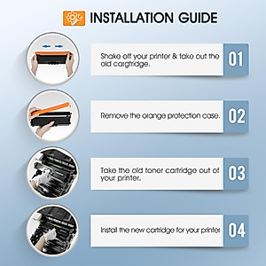 Cool Toner Compatible Toner Cartridge Replacement for Brother TN433BK TN433 TN431BK TN-433 Brother MFC-L8900Cdw HL-L8360Cdw HL-L8260Cdw HL-L8360Cdwt 8900Cdw 8360Cdw Printer (Black, 2-Pack)