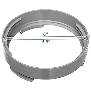 Gudoread 5.9 inch / 6 inch Portable Air Conditioner Exhaust Hose Coupler, AC Unit Tube Connector Air Conditioning Accessories and Parts Window Adapter (Round)