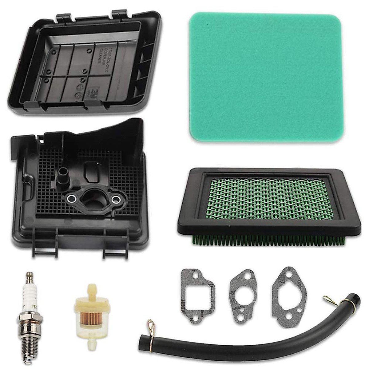 GCV160 Carburetor with Air Filter Cover Ignition Coil Replacement for Honda GC160 GCV135 GC135 HRB216 HRR216 HRS216 HRT216 HRZ216 Lawn Mower Engine Replace 16100-Z0L-023 16100-Z0L-802,by LIYYOO