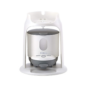 BEABA Bib'Expresso Fast Water Warmer, Formula Maker Preps Bottle in 30 Secs, Quickly Dispenses Warm Water for Baby Bottle, Also a Baby Food Warmer, Grey