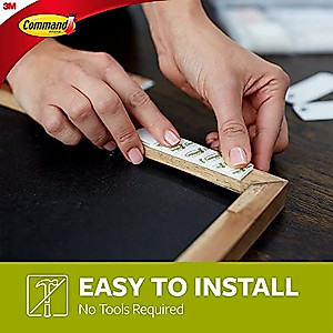 3M Command Adhesive Strip Picture Hanging, Pack of 1, White,CAD17201ES