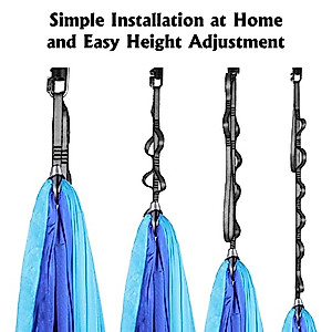 KABOER Cuddle Sensory Swing,Indoor Therapy Swing Double-Layer Hammock Swings with 360° Swivel Hanger for Kids&Adults to Play&Calm,Hanging Therapy Swing for with Sensory Needs,Max Weight 200lbs,Blue