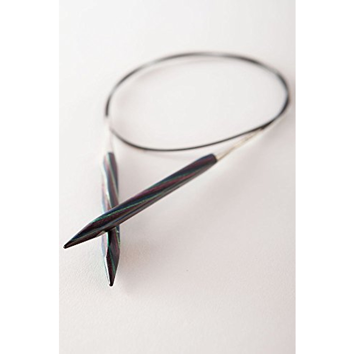 Knit Picks Try It Square Wood and Metal Interchangeable Knitting Needle Set - US 6 and 7 (Foursquare and Nickel-Plated)