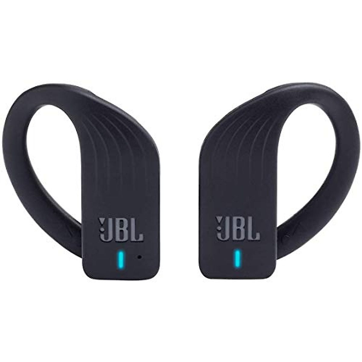 JBL Endurance Peak in-Ear Waterproof Sport Headphones Bundle with Plush Carry Case (Black)