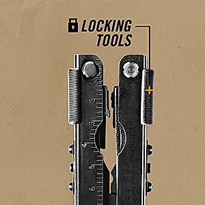 Gerber Gear Multi-Plier 600 Needle Nose Pliers Set Bladeless Multi-Tool - 14-in-1 EDC Gear Multi-Tool with Protective Sheath - Survival Gear and Equipment - Black