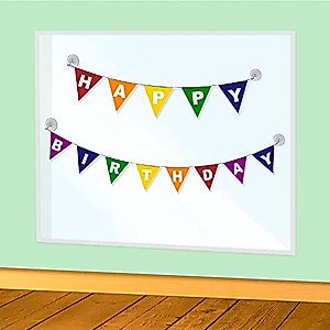 Lucky Line Suction Cup Hook, 1 13/16 Inch 46mm with Metal Hook, 2 Pack (75502)