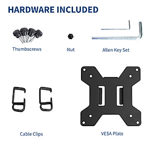 VIVO Fully Adjustable Single Monitor Arm for Desk Mount Stand, Monitor Arm for 1 Screen up to 27 inches, Black, PT-SD-AM01A