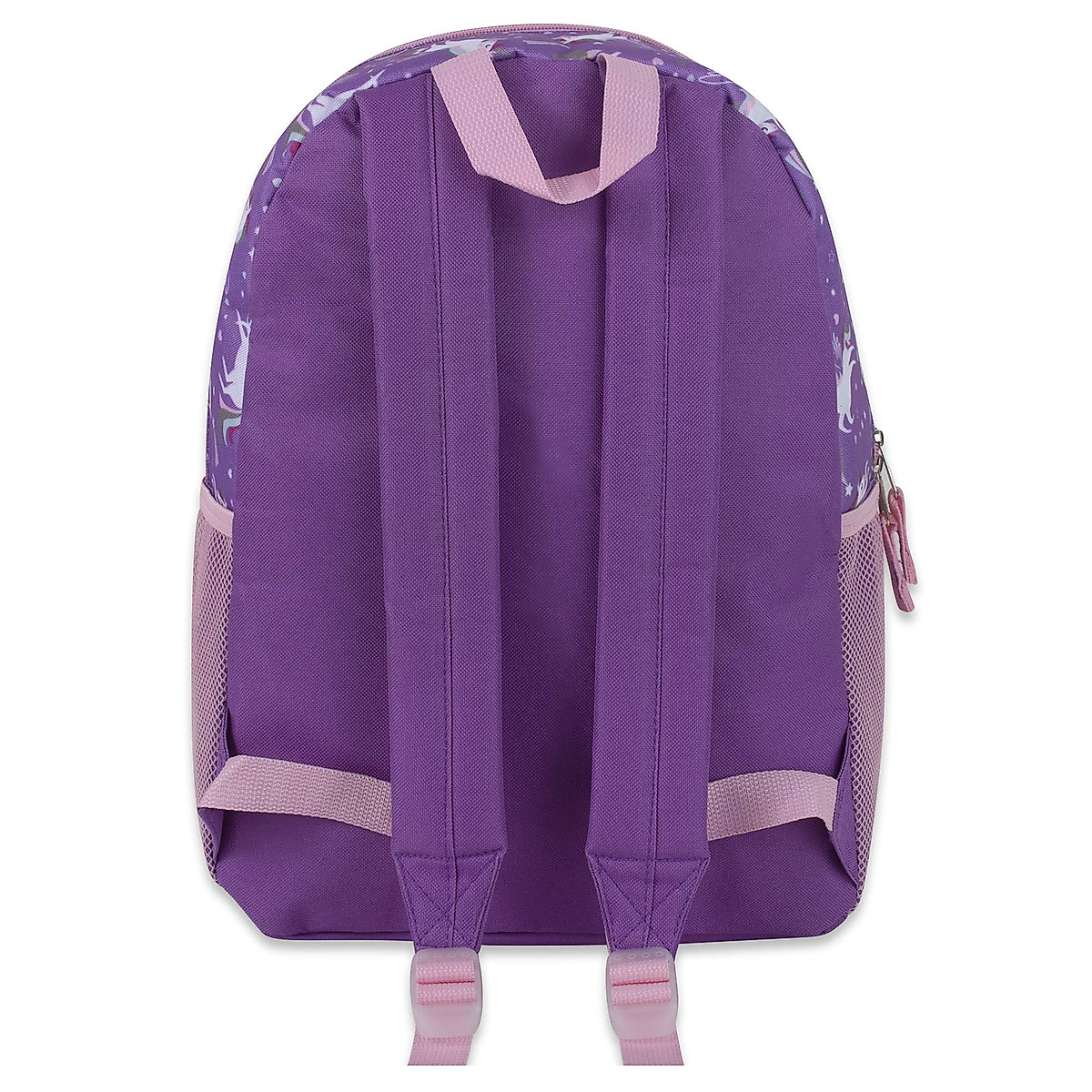 Girl's Backpack With Plush Applique And Multiple Pockets