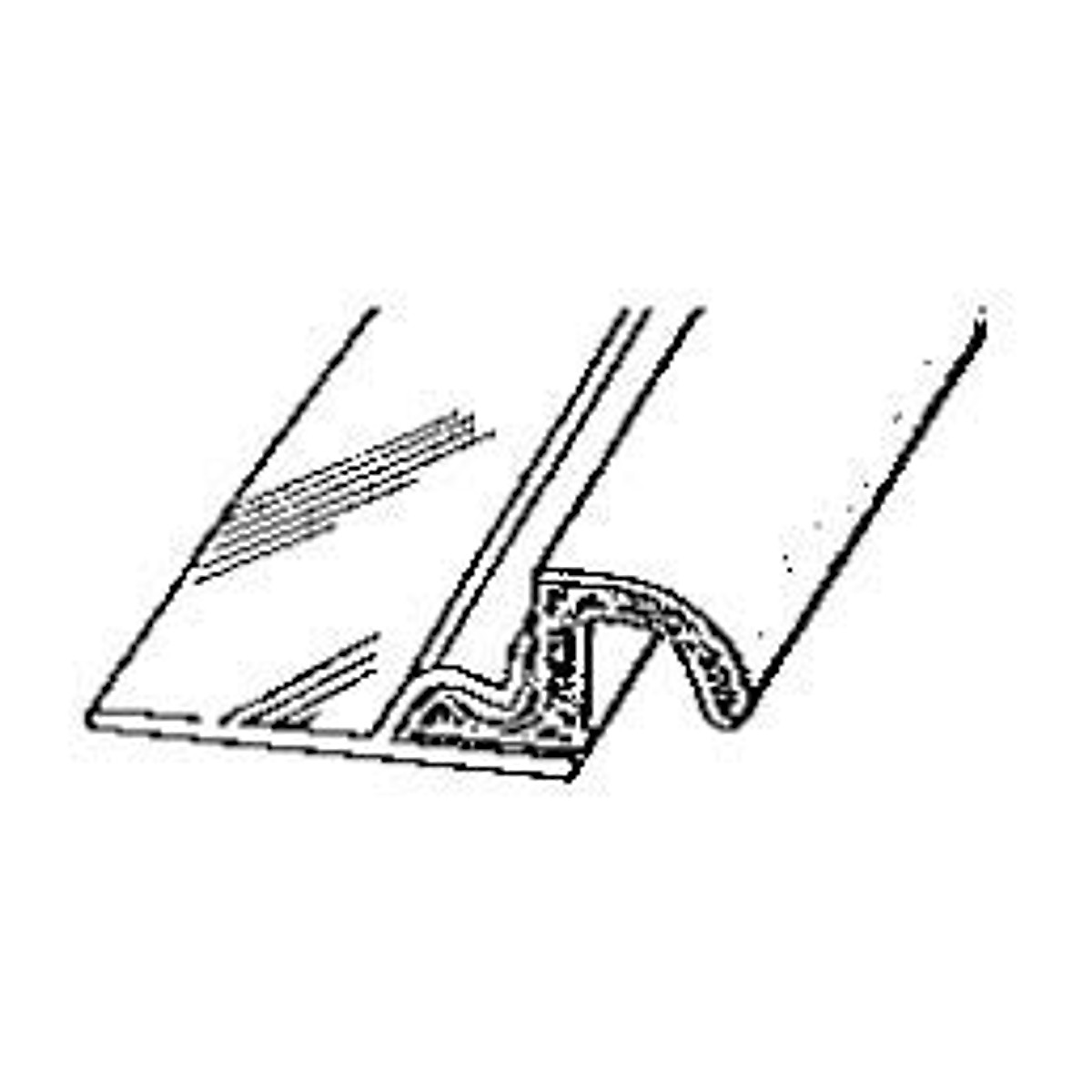 Randall Manufacturing Co., Inc | Aluminum and Q-LON Weatherstrip Doorstop Set | 2 – 84” Side Pieces & 1 – 36” Top Piece | White | Easy Installation | Made in The USA