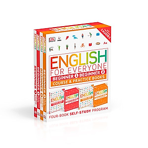 English for Everyone: Beginner Box Set - Level 1 & 2: ESL for Adults, an Interactive Course to Learning English