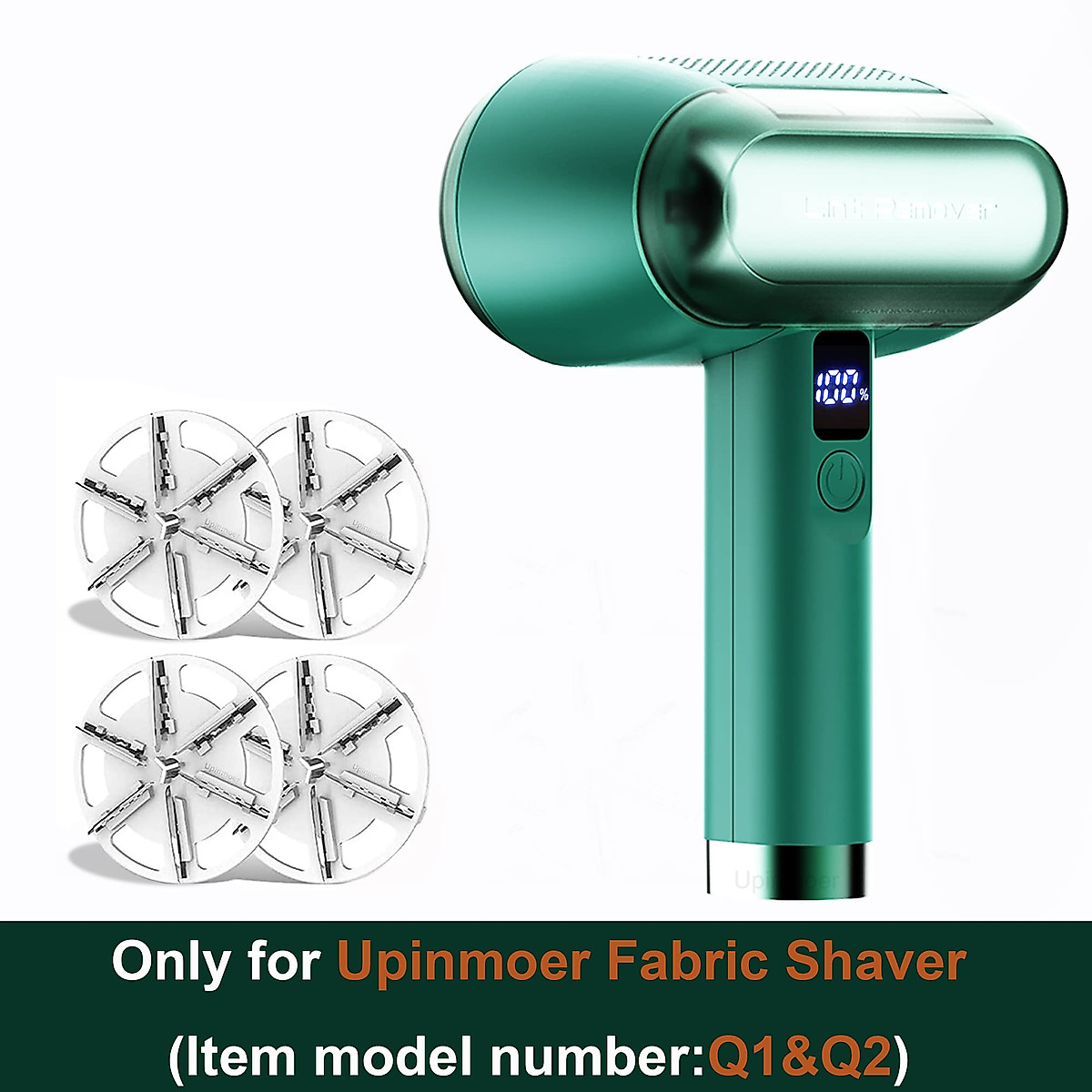 Upinmoer Fabric Shaver Replacement Blades,4 Pieces