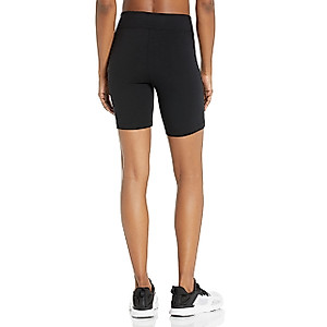 Danskin Women's Essentials Seven Inch Bike Short, Black, Large