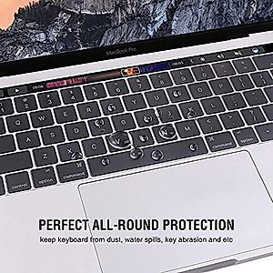 EooCoo Compatible with 2023 2022 M2 MacBook Pro 13 inch Case 2021-2016 Release M1 A2338 A2289 A2251 A2159 A1989 A1706 A1708 Protective Hard Case with Keyboard Cover, Screen Protector - Crystal Clear