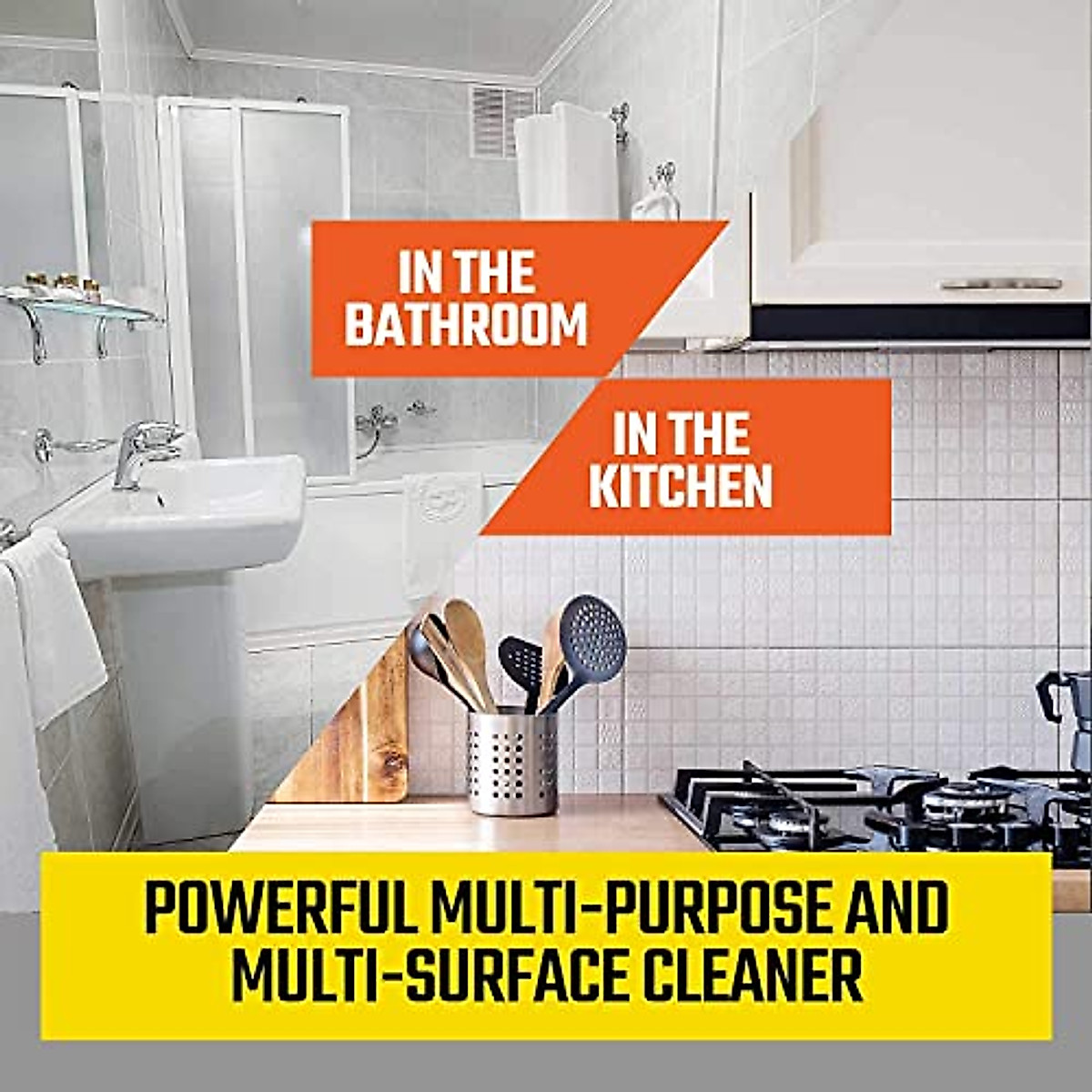 CLR Brilliant Bath Foaming Bathroom Cleaner Spray (Pack Of 2) & Windex Glass and Window Cleaner Spray Bottle, Original Blue, 23 fl oz