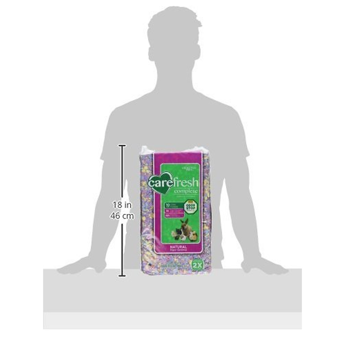 Absorption Corp Carefresh Pet Bedding, Confetti, 23-Liter