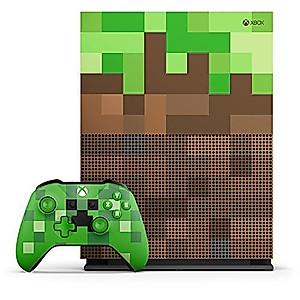 Xbox One S 1TB Limited Edition Console - Minecraft Bundle [Discontinued]