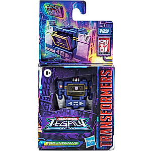 Transformers Generations Legacy Core Soundwave Action Figure, 3.5-inch, Robot Toys for Kids, Ages 8 and Up