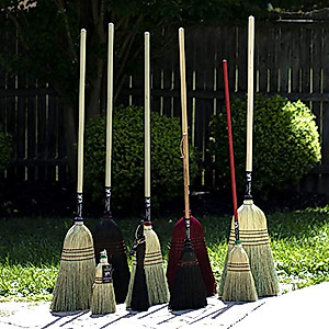 Authentic Hand Made All Broomcorn Broom (54-Inch/Medium)