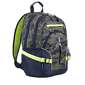 Eastsport Multi-Purpose Access School Backpack Interior Laptop Sleeve Blue