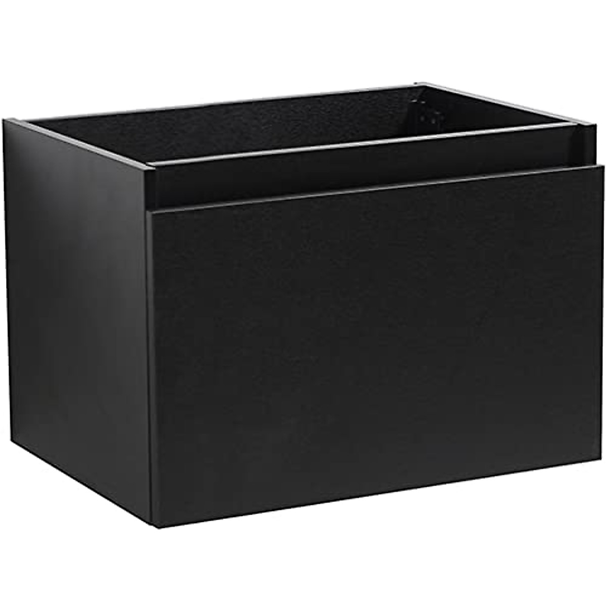 Fresca Mezzo 30" Black Wall Hung Modern Bathroom Cabinet - Cabinet Only (Sink Not Included)