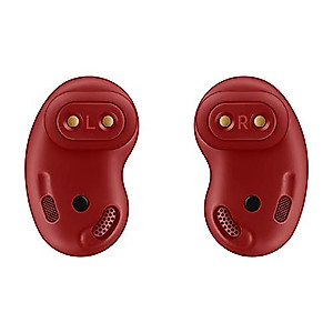 Samsung Galaxy Buds Live, True Wireless Earbuds with Active Noise Cancelling (Wireless Charging Case Included) - Bulk Packaging - Mystic Red