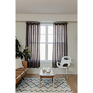 Umbra Twilight Curtain Rod Set – Wrap Around Design Ideal for Blackout or Room Darkening Panels, 28 to 48 Inches, Nickel