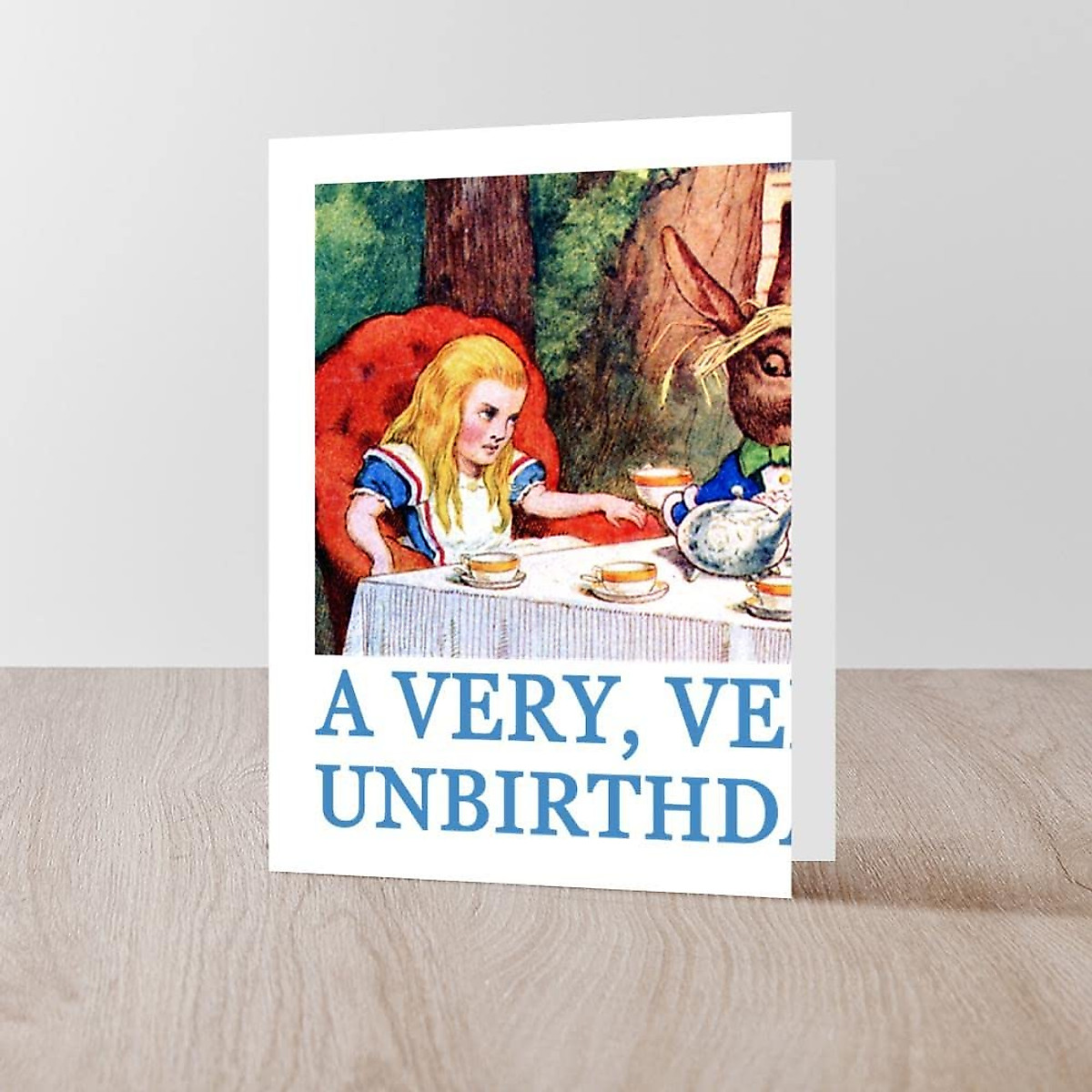CafePress A VERY MERRY UNBIRTHDAY Folded Greeting Cards (10-pack) Glossy