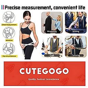 Tape Measure, Measuring Tape for Body Measurements Retractable, Tailor Sewing Medical Craft Cloth Fabric, Flexible Small Pocket Kid Size, 60-inch 1.5 Meter