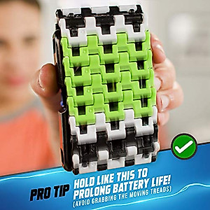 Power Treads - All-Surface Toy Vehicles - Full Throttle Pack - 40+ Pieces (with Bonus Glow-in-The Dark Treads As Seen on TV) - FFP Packaging - by WowWee