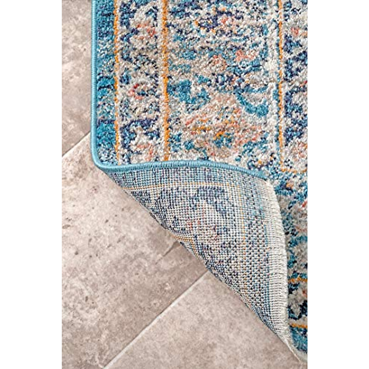nuLOOM Corolla Persian Vintage Area Rug, 10' 2" x 14', Beige