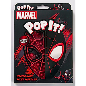 Buffalo Games - Pop It! - Spider-Man Marvel Miles Morales Metallic
