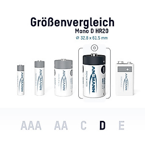 Ansmann Max-E D 8500 mah 2pk 5035362/01