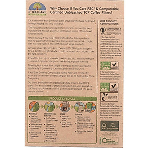 If You Care FSC Unbleached No 2 Coffee Filters, 100 Count