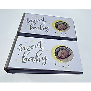 Baby Photo Album 4x6 Photos Hold 80 Slip-in Pockets Mini Picture Book , Mini Photo Albums for Baby with Writing Space Picture Book for Baby Family Wedding Mother New Year ThanksGiving