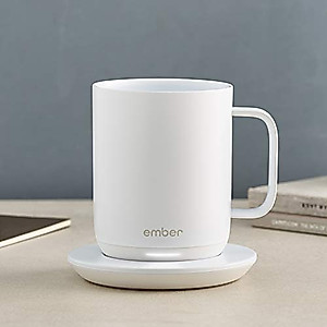 Ember Charging Coaster 2, Wireless Charging for Use with Ember Temperature Control Smart Mug, White