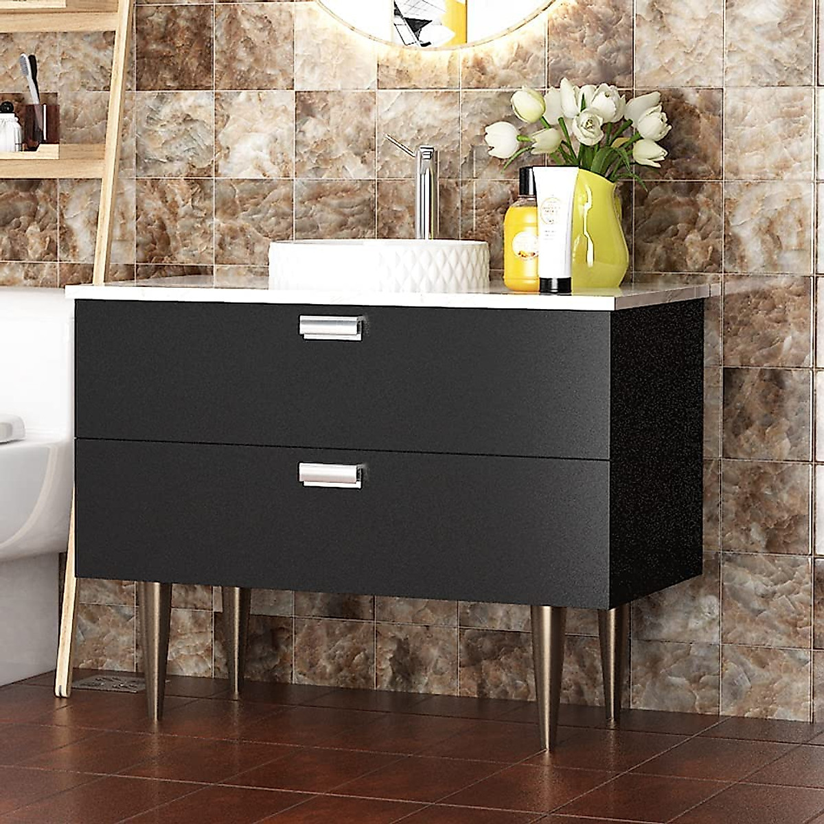 AbaBoorty Chalkboard Wallpaper for Walls Matte Black contact paper Self Adhesive Removable Solid Black Peel and Stick Wallpaper Waterproof Roll for Blackboard Wall Decal Reform 15.7"X78.7"