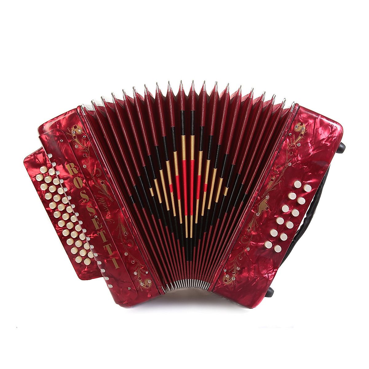 Rossetti, 31-Key Accordion (ROS3112-FBE-RD)