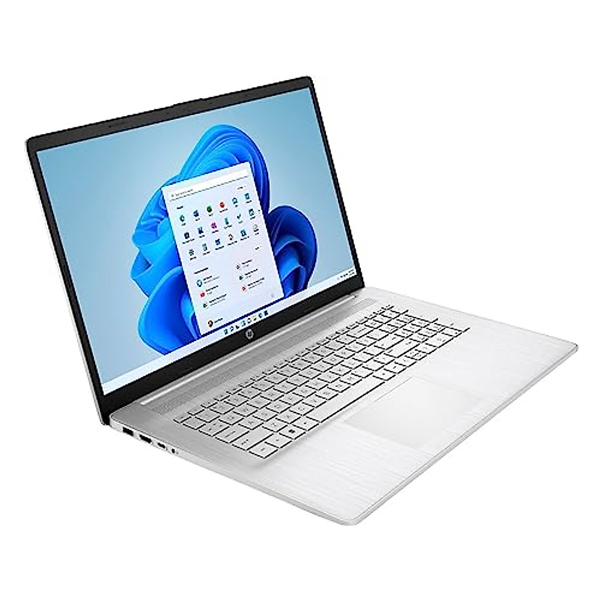 HP 2022 17.3" HD+ BrightView Laptop, Intel Core i3-1115G4 Processor (Beats i5-1035g1), 32GB RAM, 1TB PCIe SSD, Intel UHD Graphics, HD Webcam, HD Audio, Windows 11, Silver, 32GB Snowbell USB Card