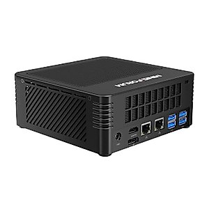 MINISFORUM Elitemini X500 Mini PC AMD Ryzen 7 5700G Desktop Computer, DDR4 16G RAM+512G SSD, HDMI/DP 4K@60Hz Output, 2X RJ45 Port, 4X USB3.1 Port, BT5.1, Radeon Graphics Tower PC